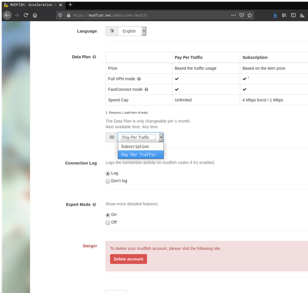 Data Plans · MUDFISH
